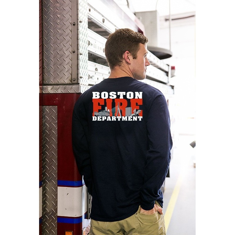 Landmark Style -- Boston Fire gear - Long Sleeve adult