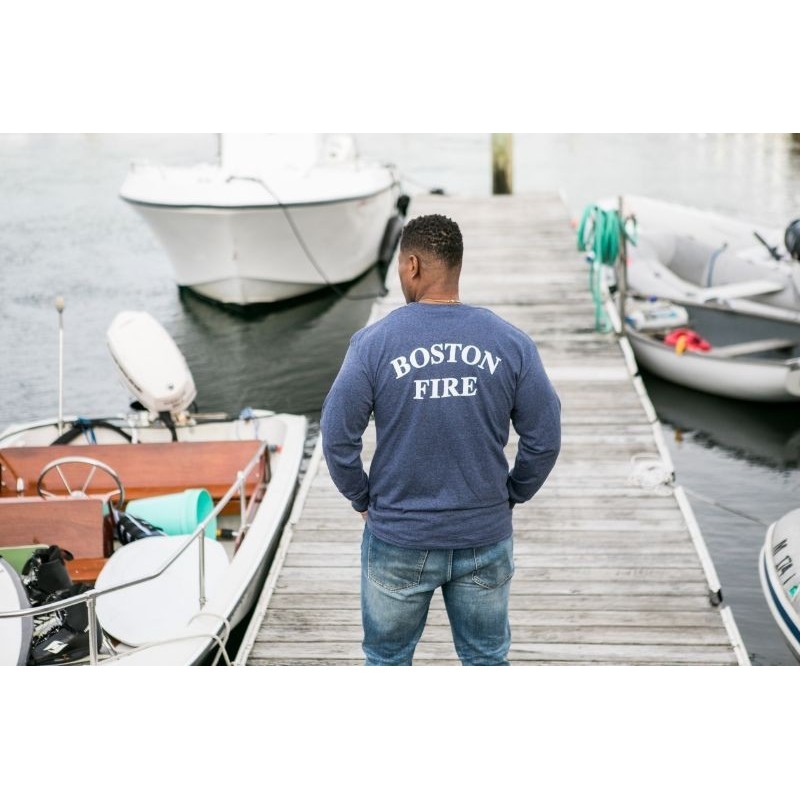 Station style - Boston Fire gear - Long Sleeve adult - Heather Color