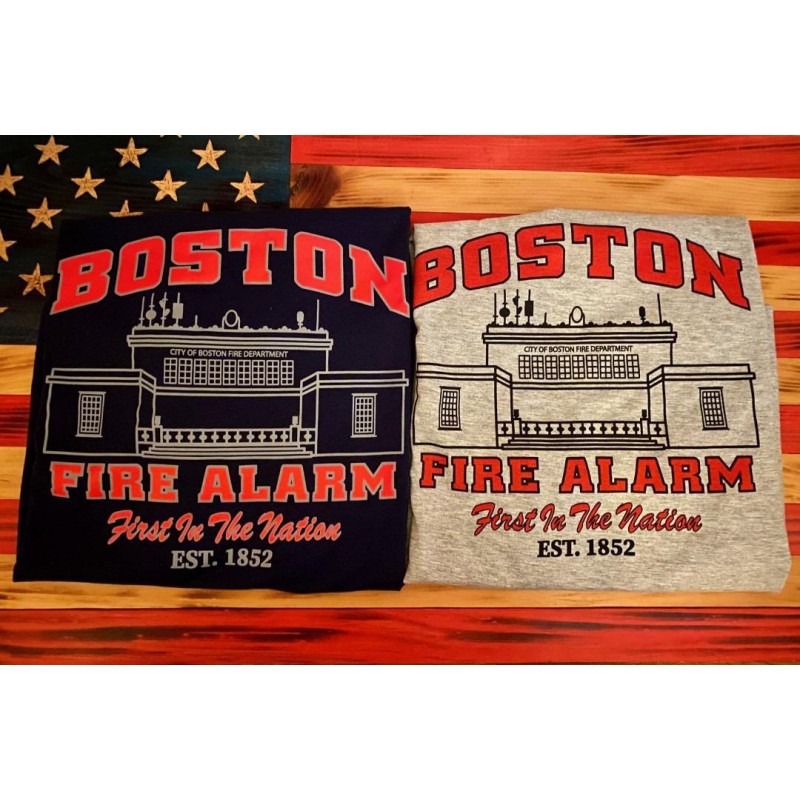 Boston FD Fire Alarm Short Sleeve T-Shirt