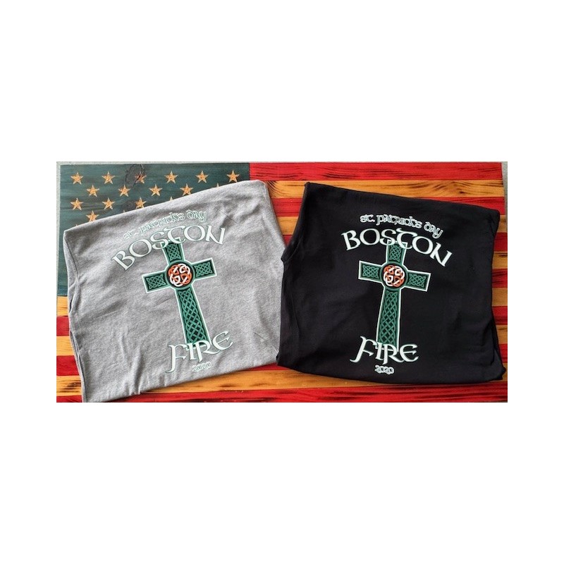 2020 Boston Fire St. Patrick's Day Short Sleeve Tee's