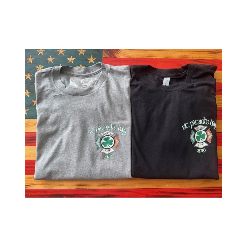 2020 Boston Fire St. Patrick's Day Short Sleeve Tee's